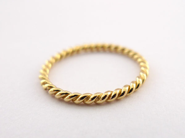 18k Rope Ring
